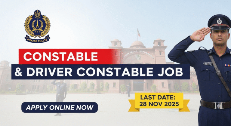 Latest Punjab Police Jobs 2026 – Apply Online for Constable and Driver ...