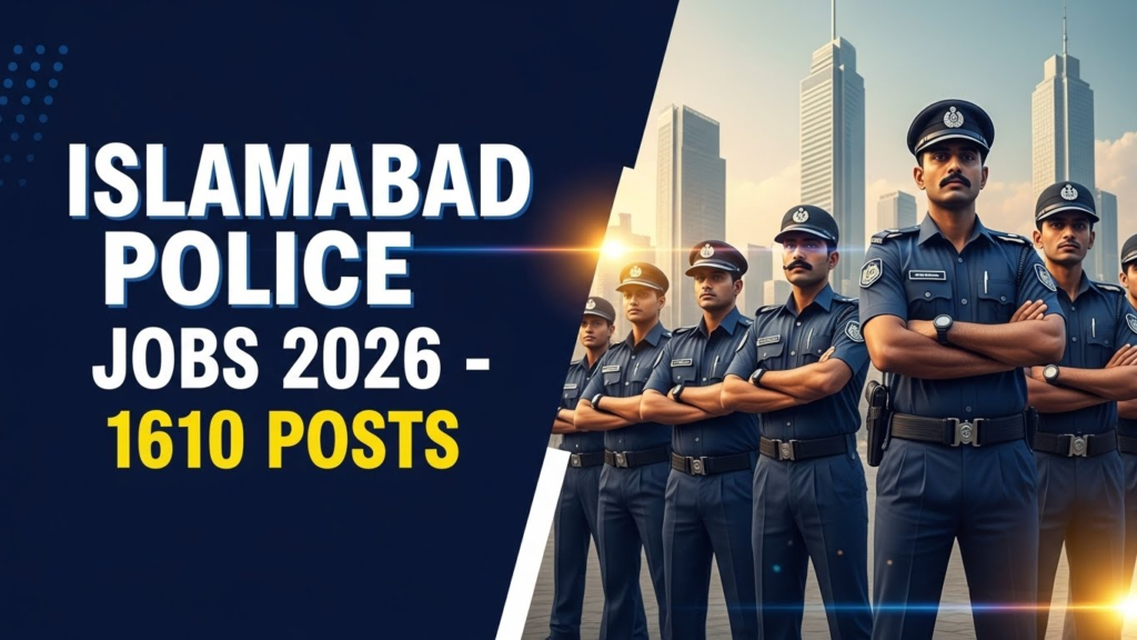 Islamabad Police Jobs 2026 – Latest Recruitment for 1610 Posts ...